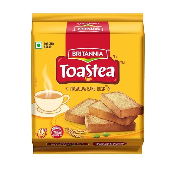 Britannia Toastea Premium Bake Rusk Toast-50g - Ambur Basket